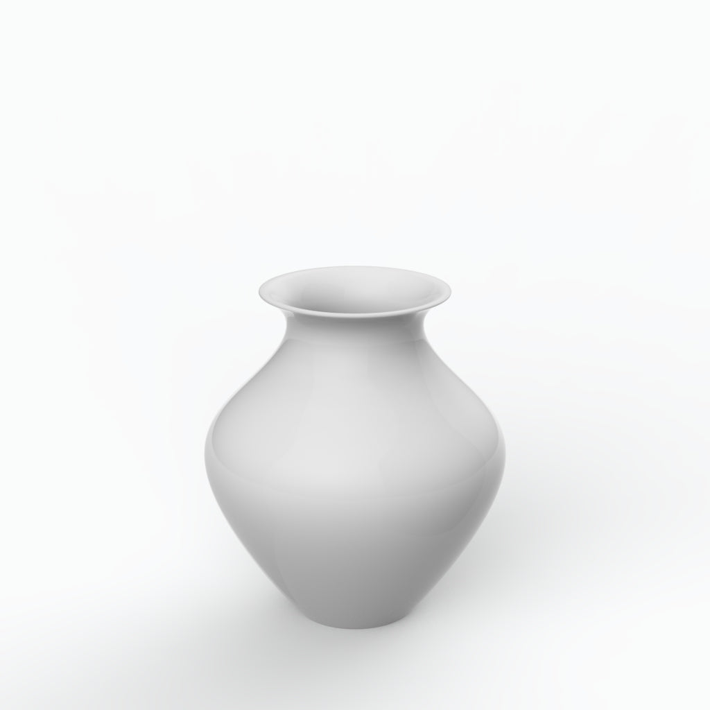 Basic 2 Porcelain Vase (h26 cm) - Holaria - Handmade Contemporary Luxury