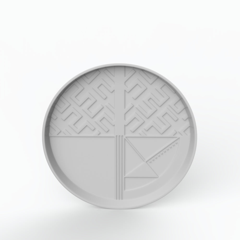 Javaé Porcelain Tray Table Centerpiece (Ø33 x h3 cm) - Holaria ...