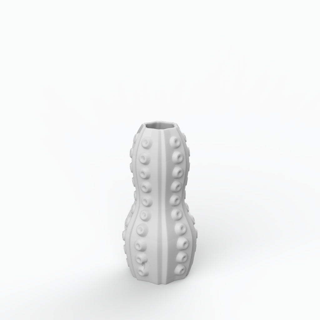 Molusca Porcelain Vase (h26 cm) - Holaria - Handmade Contemporary Luxury