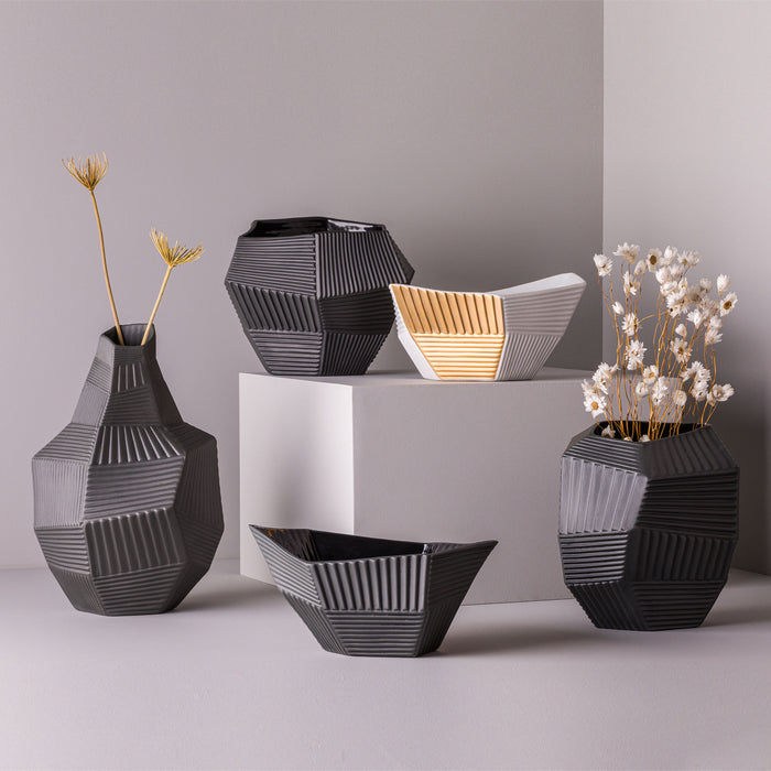 Palafitas P Porcelain Pot (h13 cm) - Holaria - Handmade Contemporary Luxury